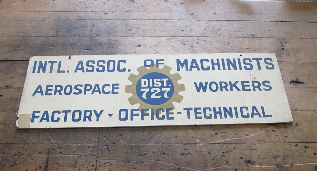 Aviation Decor, Vintage Signs, Machinists Aerospace – Yesteryear Essentials