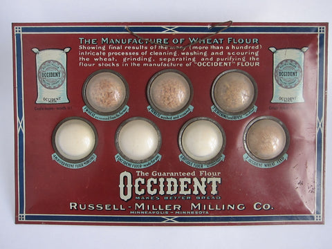 Vintage Advertising Occident Wheat Flour Store Display – Yesteryear ...