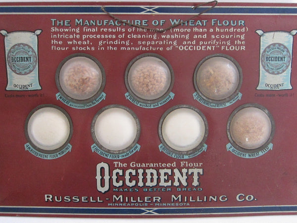 Vintage Advertising Occident Wheat Flour Store Display – Yesteryear ...