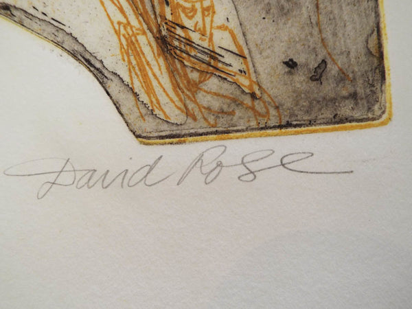 Vintage Mid Century Signed Abstract Religious David Rose Print Ltd Ed ...