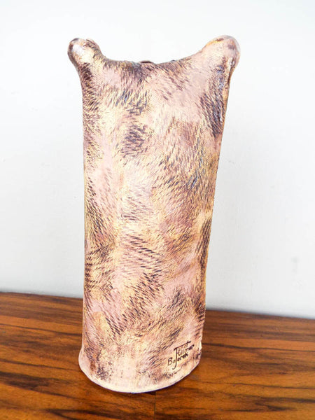 Vintage Janet Fullmer Bajorek Brutalist Ceramic Sculpture Vase Modern ...