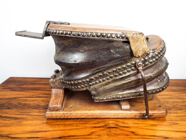 Antique Primitive Victorian Wood Leather Foot Bellows – Yesteryear ...