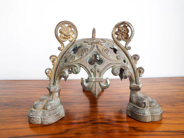 Antique French Bronze Trefoil Base Stand 19th European – Yesteryear ...